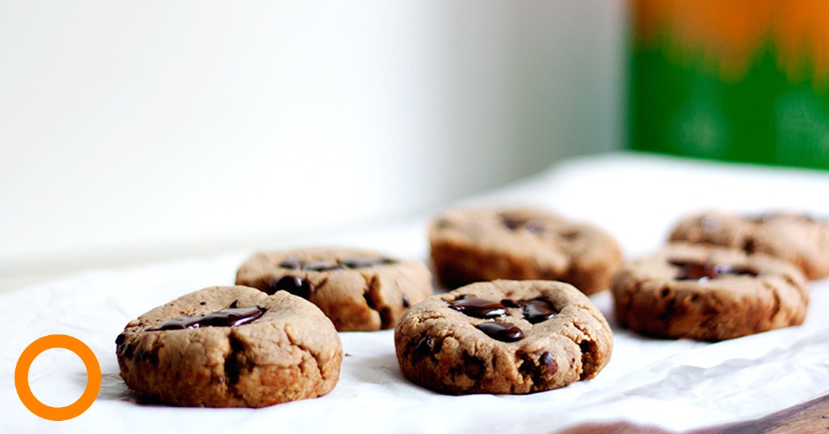 Pindakaas choco proteïne koekjes