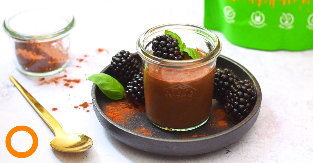 Eiwitrijke chocolademousse