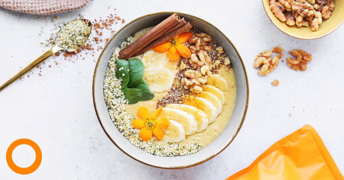 Fruity smoothie bowl met vers fruit