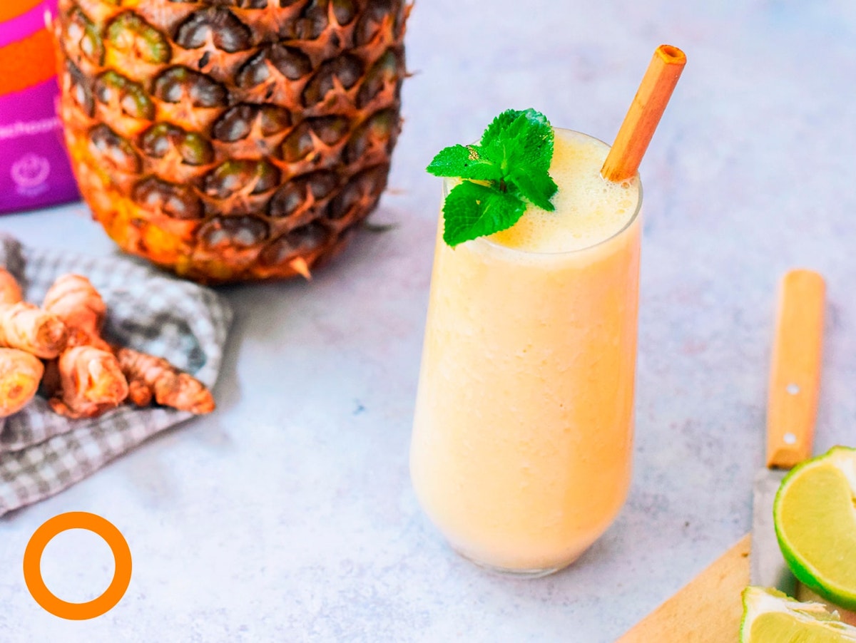 Sommerlicher Ananas-Smoothie