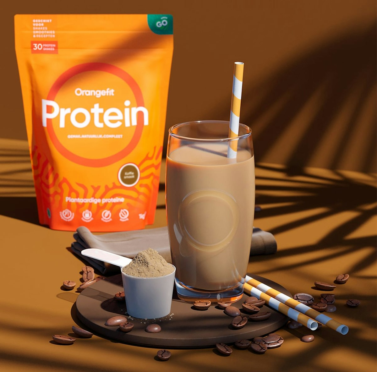 Protein Koffie – Koffie eiwitshake met 20gr vegan eiwitten!
